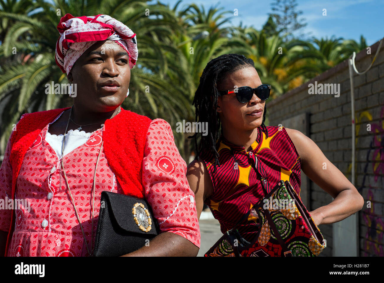 Trans rights activists from Windhoek take part in the march of the ...
