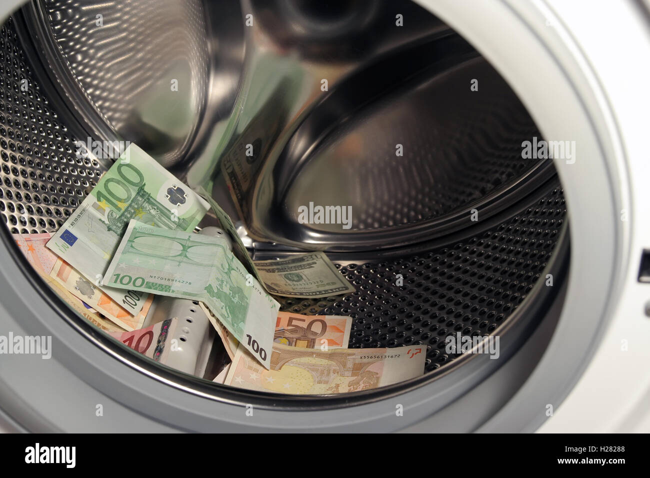 Money dollar euro banknotes hi-res stock photography and images - Alamy