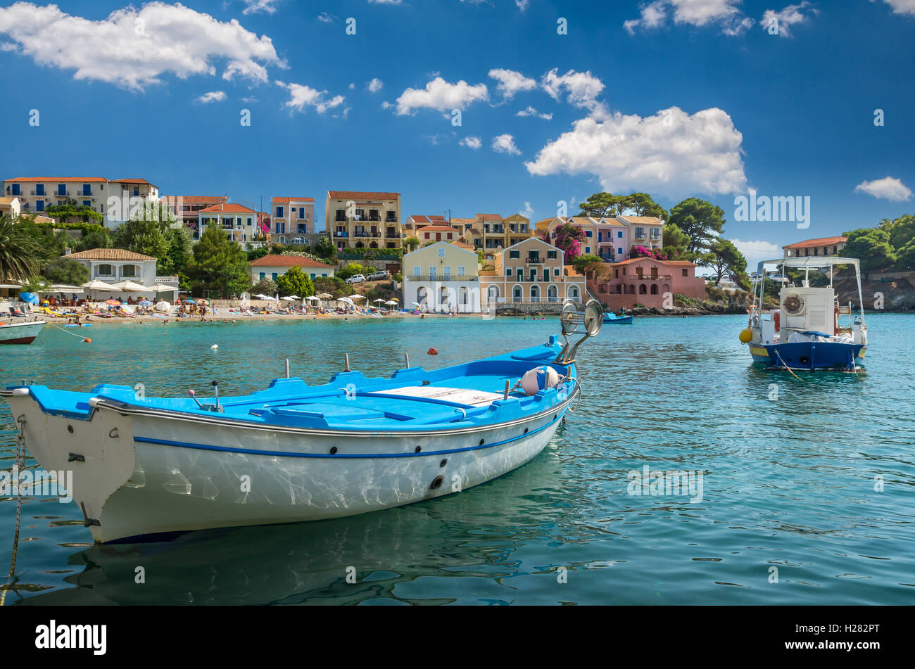 Assos beach kefalonia greece hi-res stock photography and images - Alamy