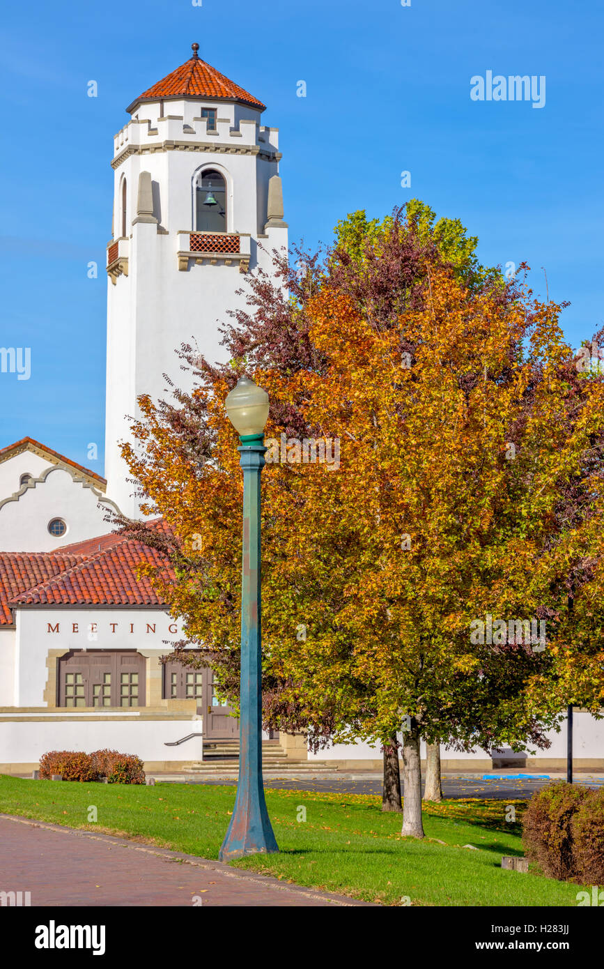 TRain Depot in the autumn season Stock Photo - Alamy