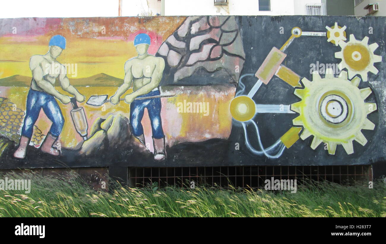 Latin america venezuela mural graffiti hi-res stock photography and ...