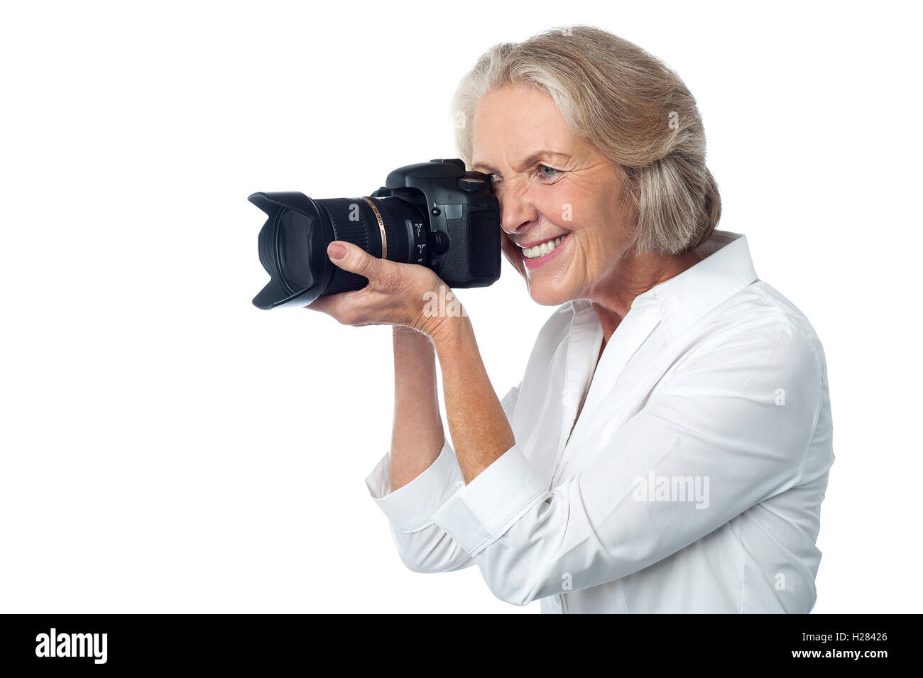 Ready for the picture? Smile Please! Stock Photo - Alamy