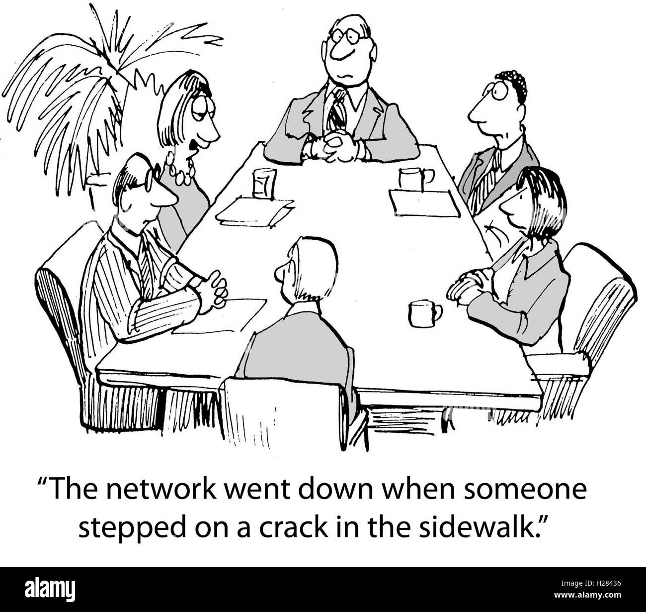 Network Went Down Stock Photo - Alamy