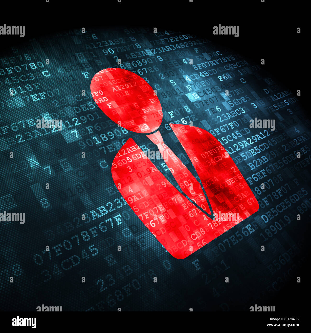 Digital man icon hi-res stock photography and images - Alamy