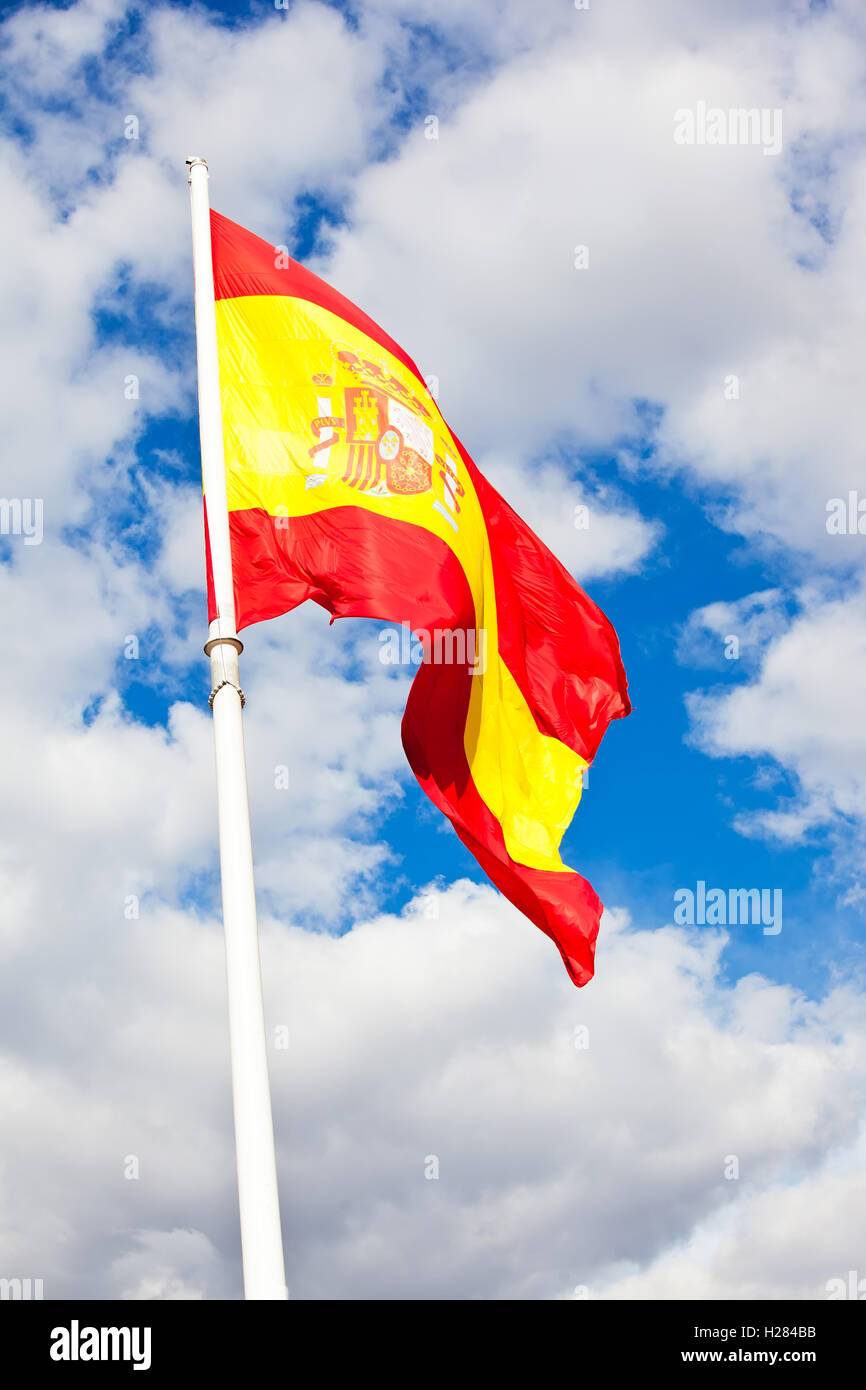 Spanish flag pole hi-res stock photography and images - Alamy