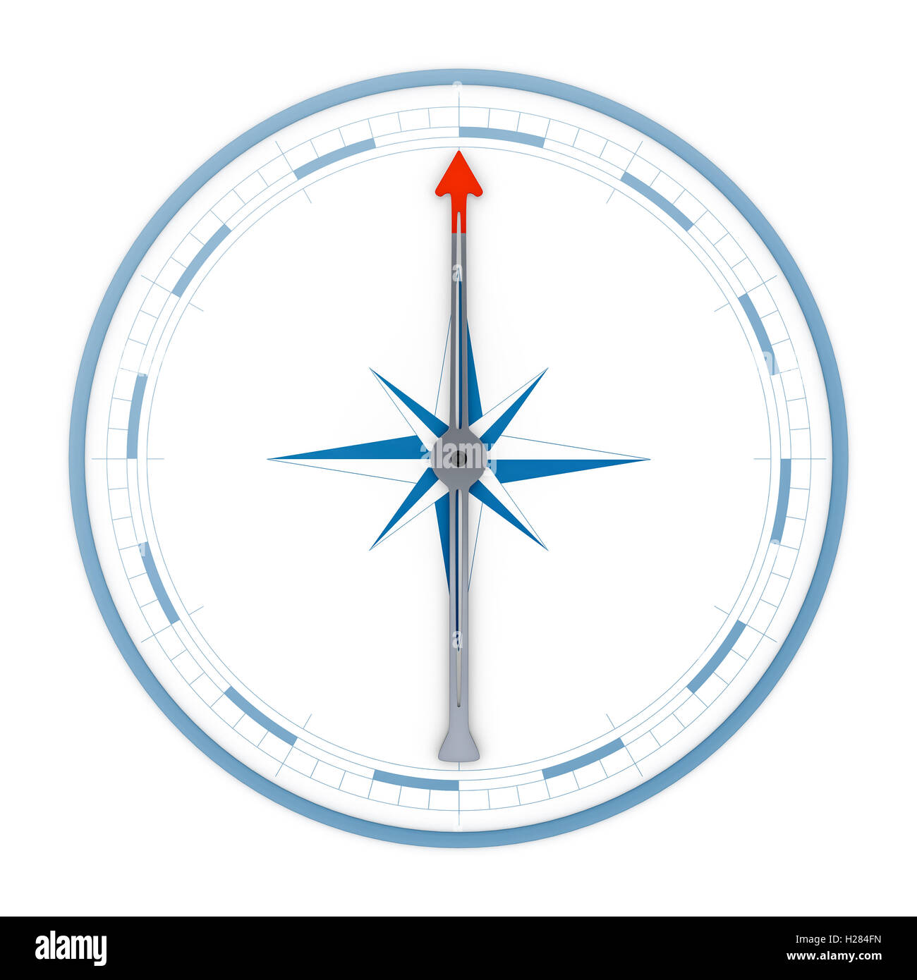 Simple compass rose hi-res stock photography and images - Alamy