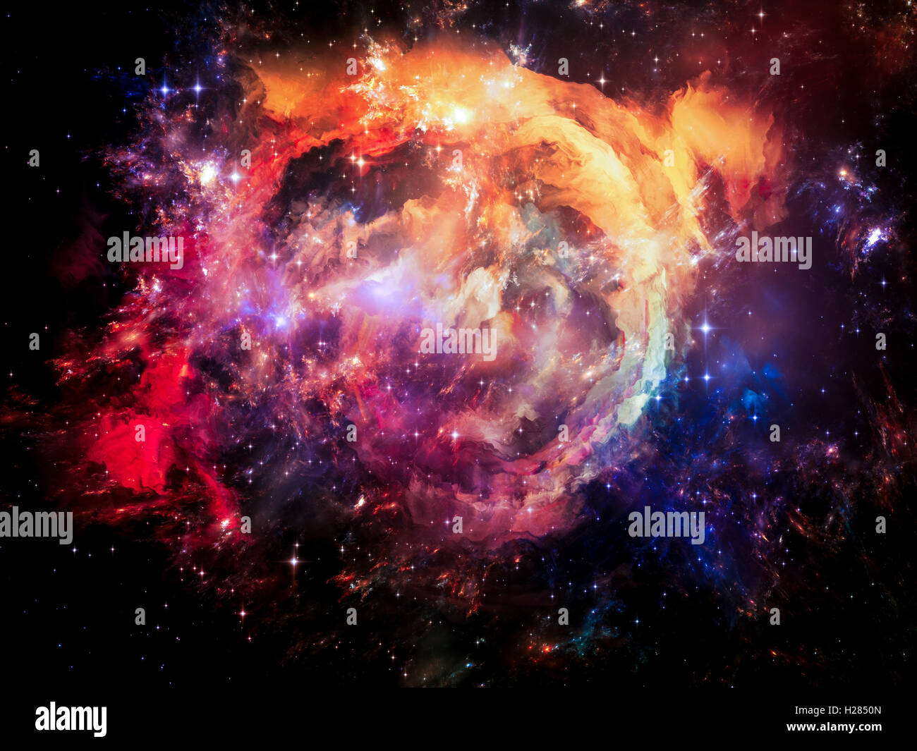 Lights of Space Stock Photo - Alamy