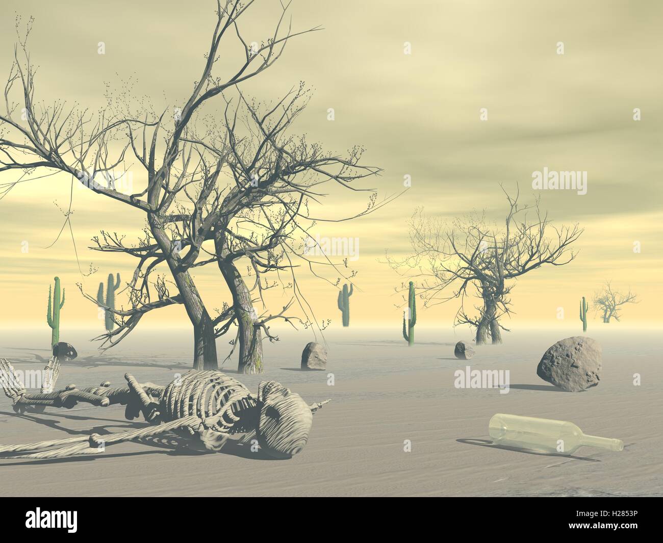 Skeleton in 3d hi-res stock photography and images - Alamy