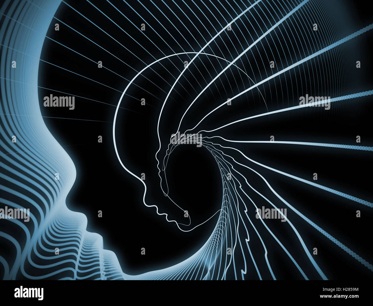 Soul Geometry Metaphor Stock Photo - Alamy