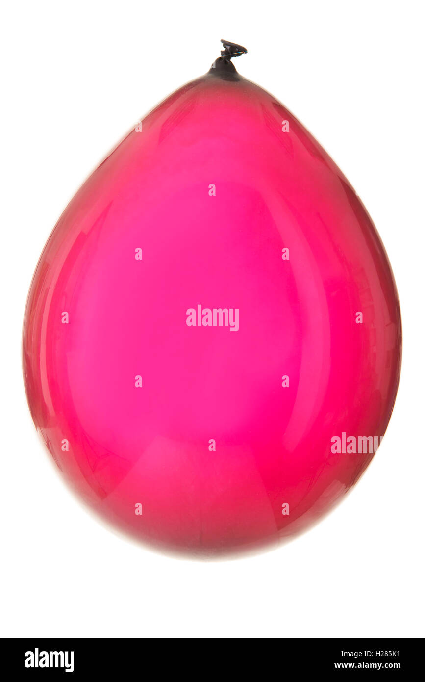 Pink shiny balloon ribbon Cut Out Stock Images & Pictures - Alamy