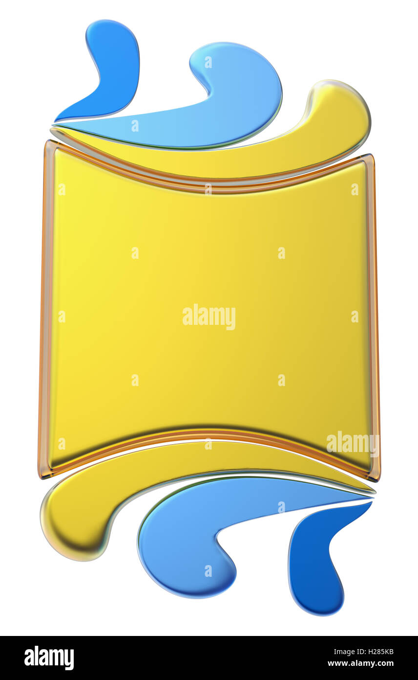 form with stylized shapes Stock Photo - Alamy