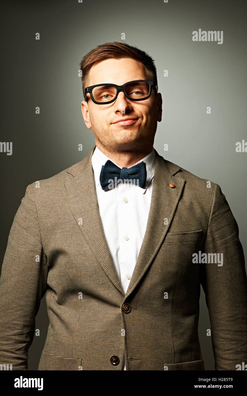 Retro nerd glasses hi-res stock photography and images - Alamy