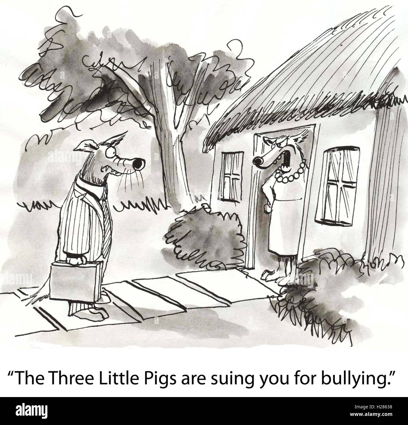 Bullying Cartoon Stock Photos & Bullying Cartoon Stock Images - Alamy