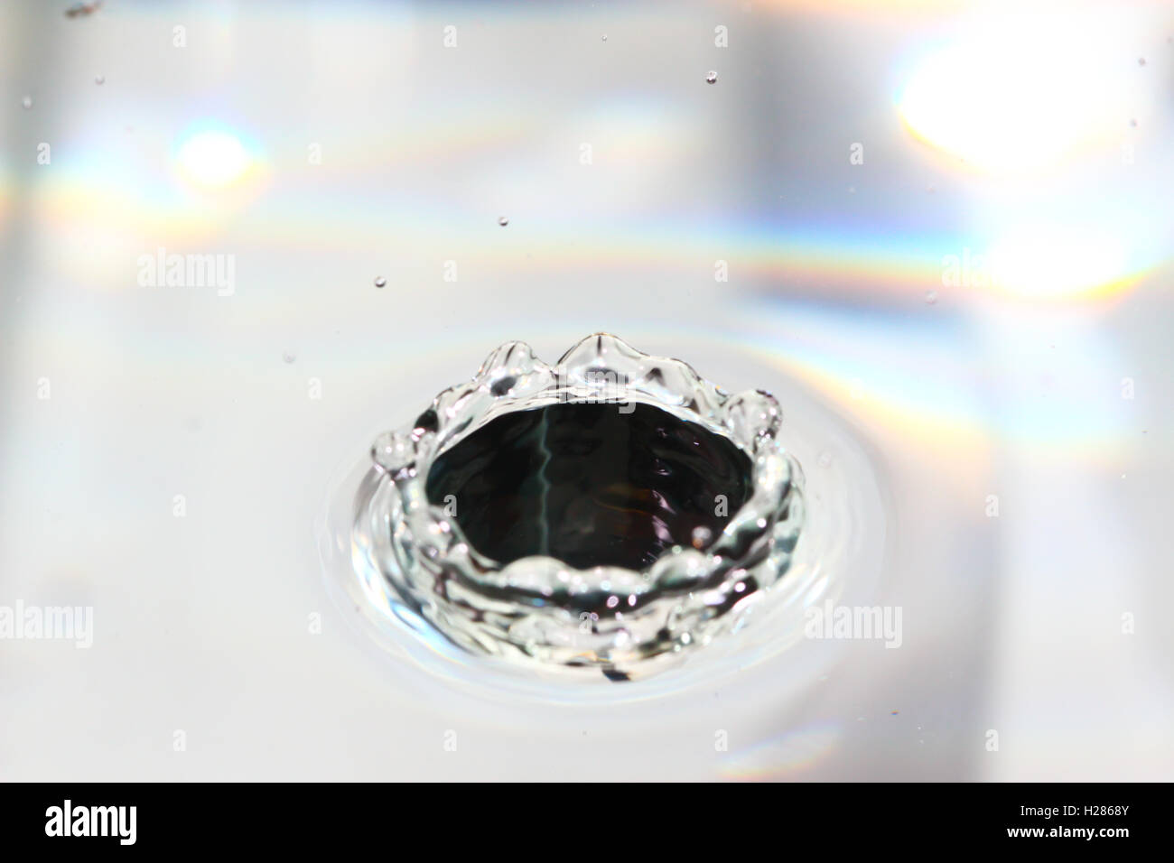 Water drop close up Stock Photo - Alamy