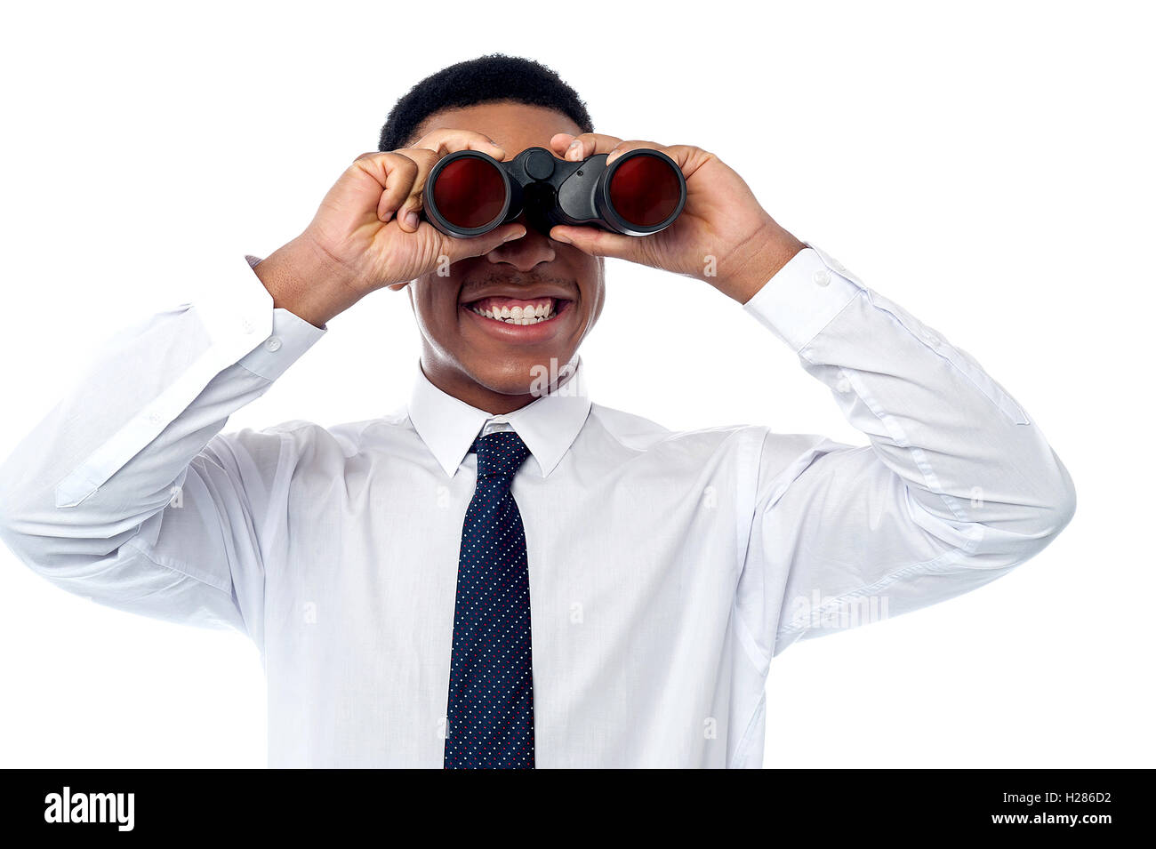 Young businessman hunting talents Stock Photo - Alamy