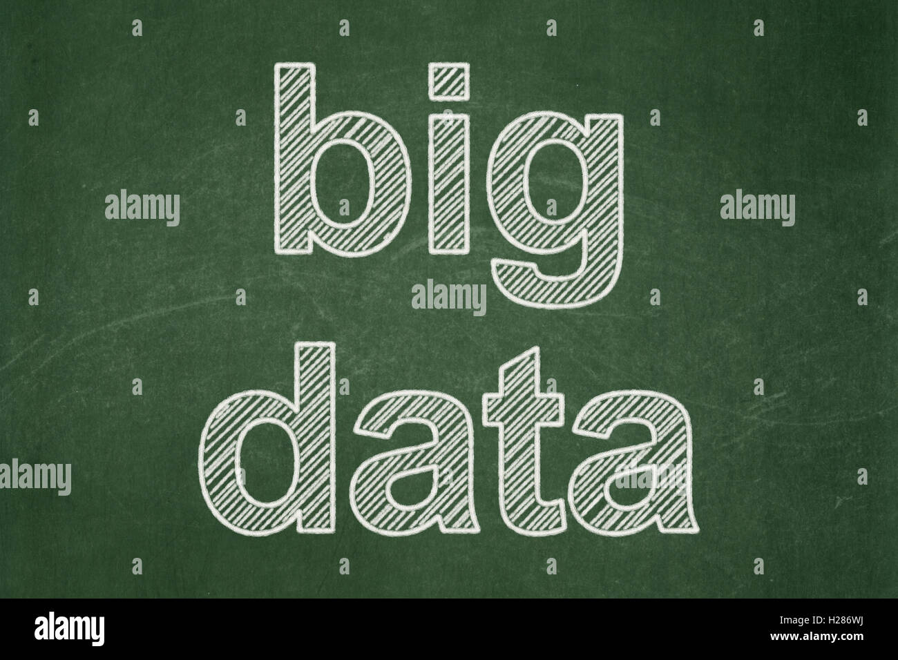Data concept: Big Data on chalkboard background Stock Photo - Alamy