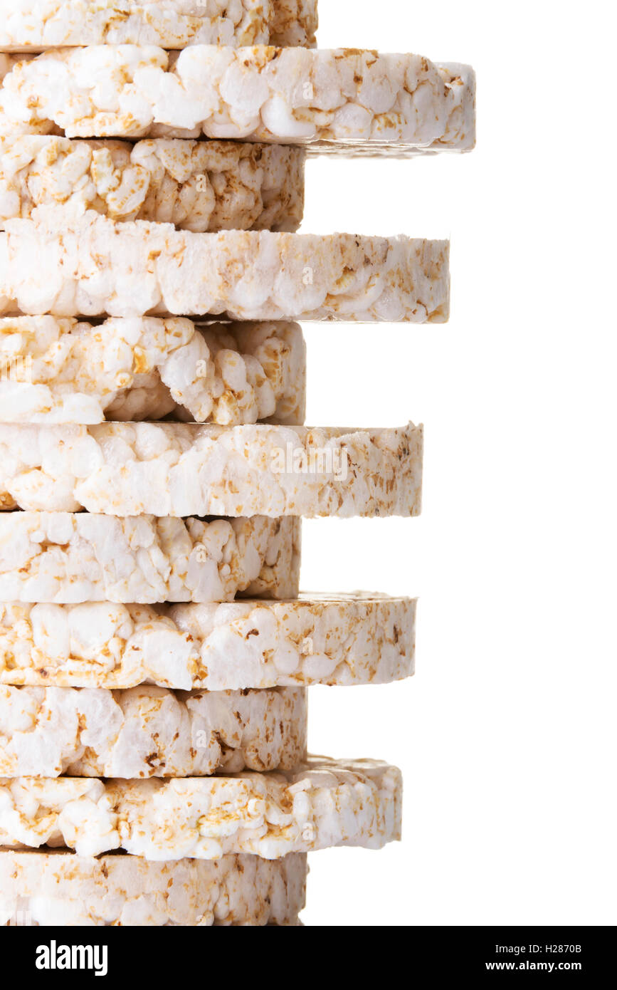 Puffed rice wafer hi-res stock photography and images - Alamy