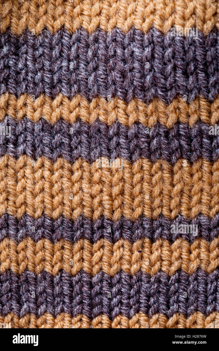 striped knitted texture Stock Photo - Alamy