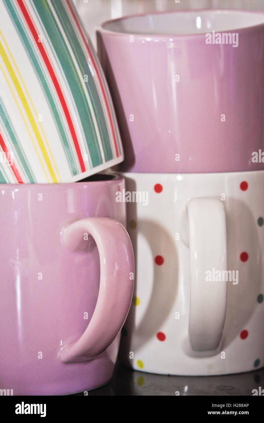 Colorful mugs hi-res stock photography and images - Alamy