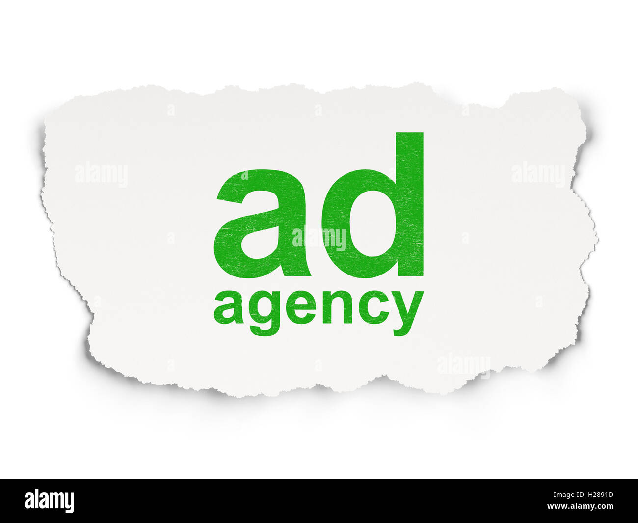 Advertising concept: Ad Agency on Paper background Stock Photo - Alamy