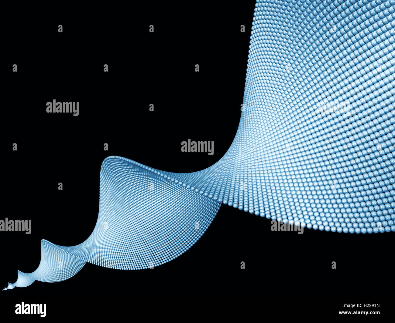 Blue helix spiral isolated hi-res stock photography and images - Alamy