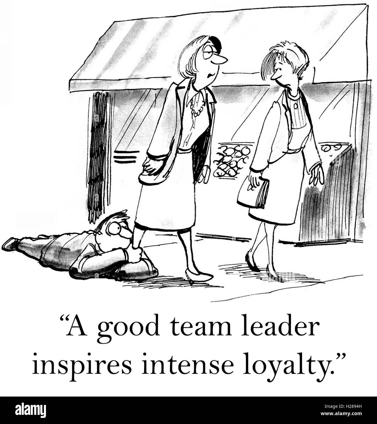 Loyalty to leader Black and White Stock Photos & Images - Alamy