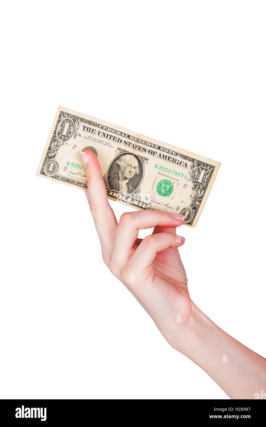 Money in hand Stock Photo - Alamy