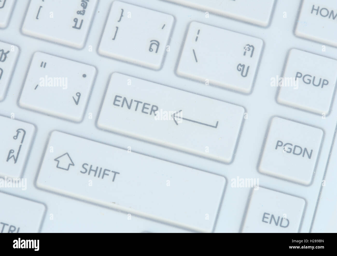 white computer keyboard Stock Photo - Alamy