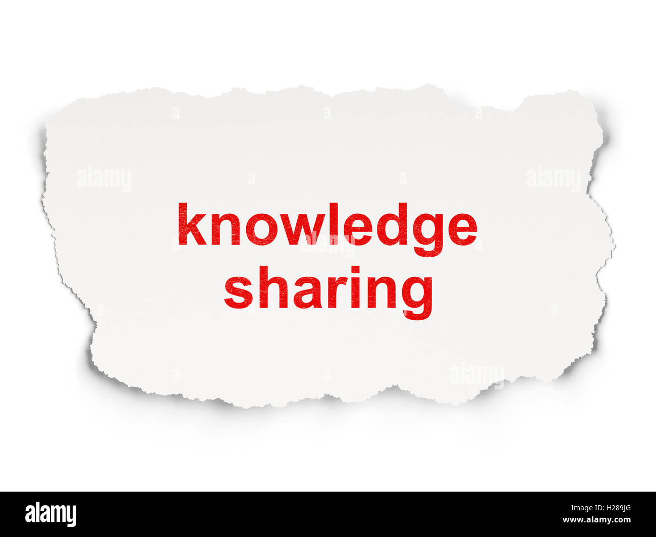 Education concept: Knowledge Sharing on Paper background Stock Photo ...