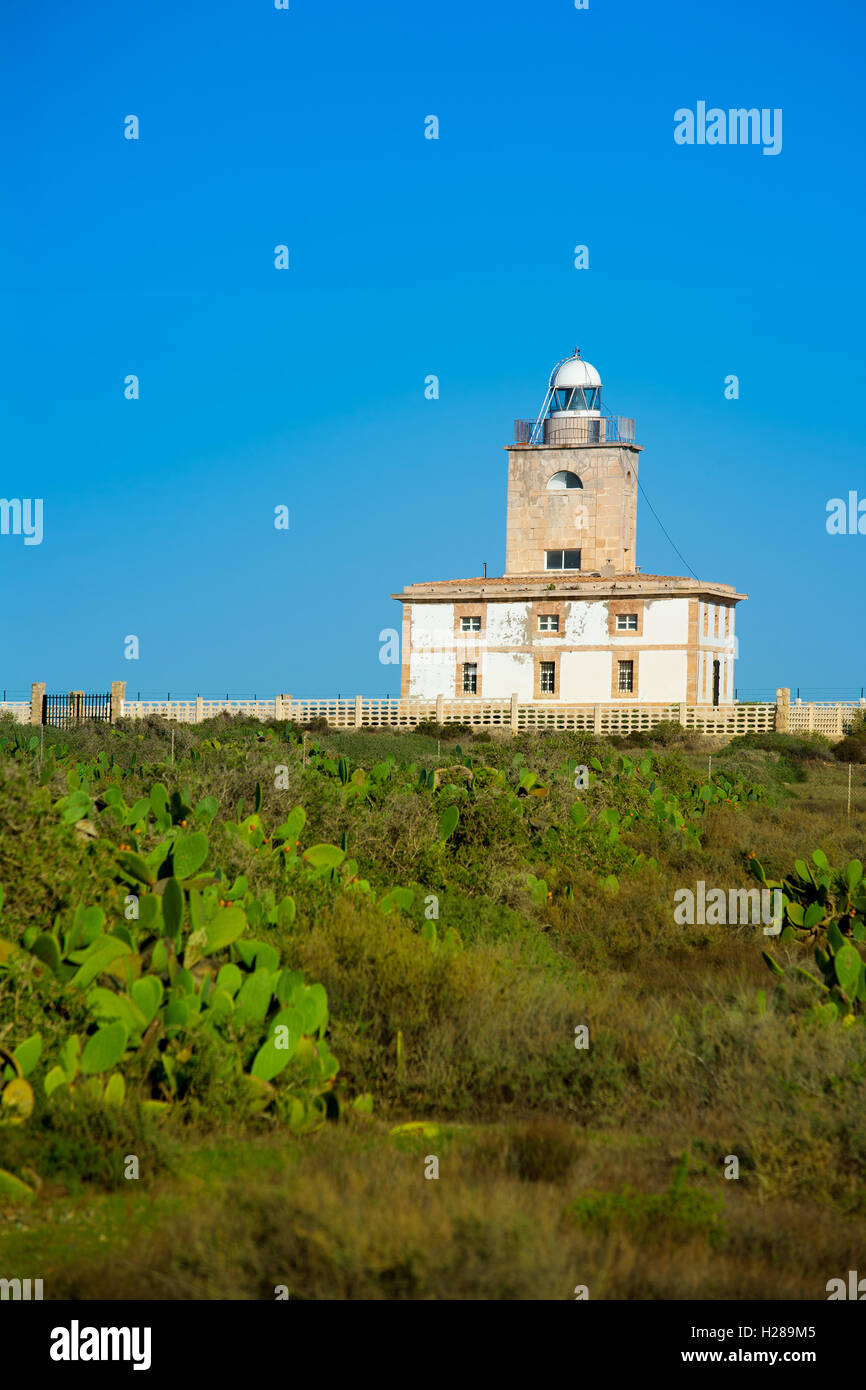 Tabarca island Lighthouse in Alicante Spain Stock Photo - Alamy