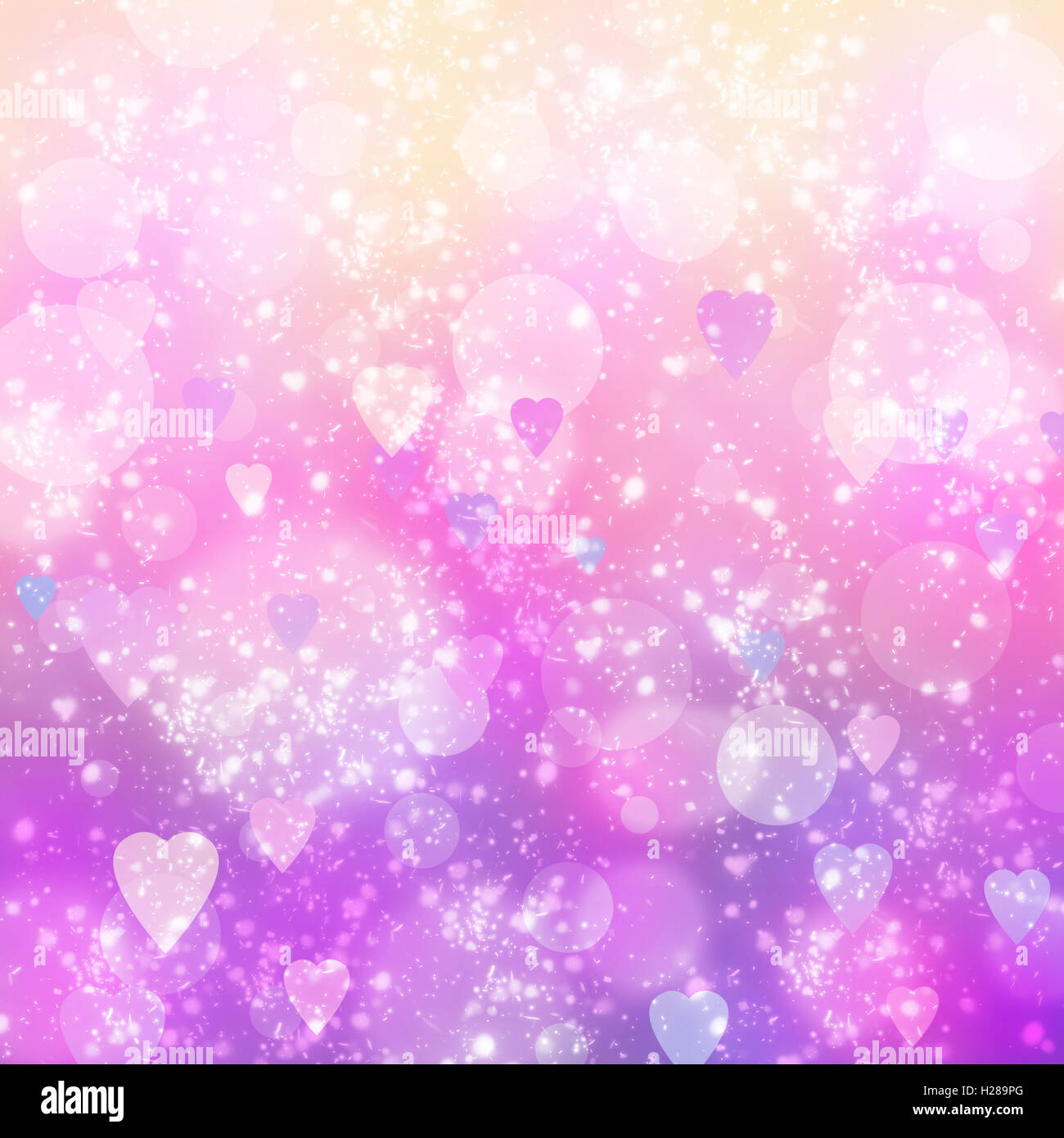 Abstract background of hearts Stock Photo - Alamy