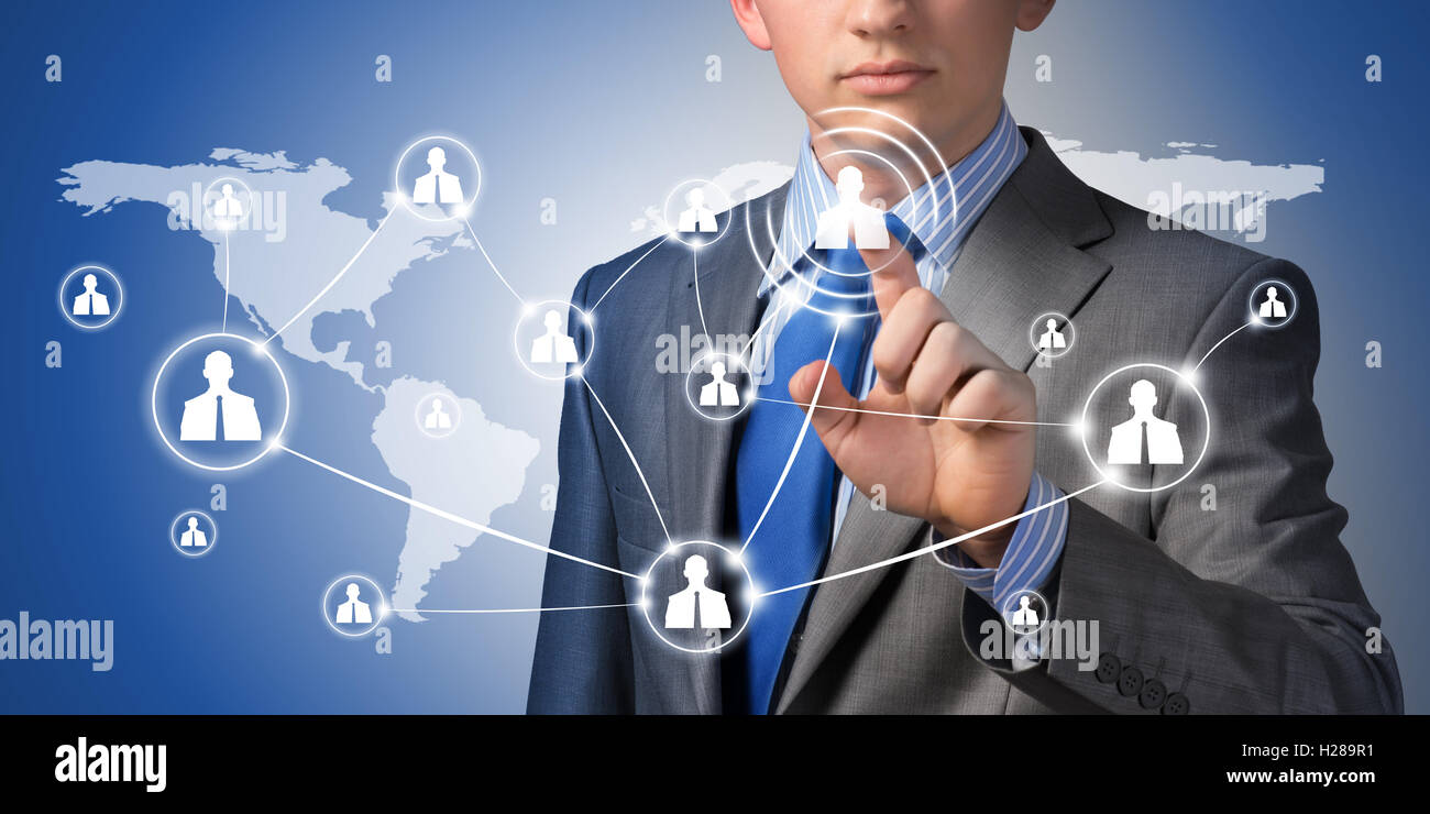 social network concept Stock Photo - Alamy