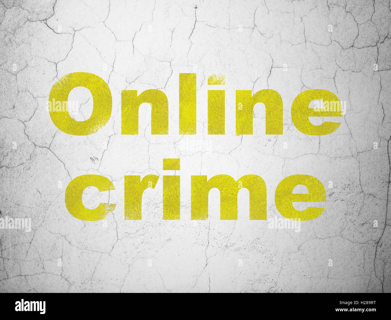 Protection concept: Online Crime on wall background Stock Photo - Alamy