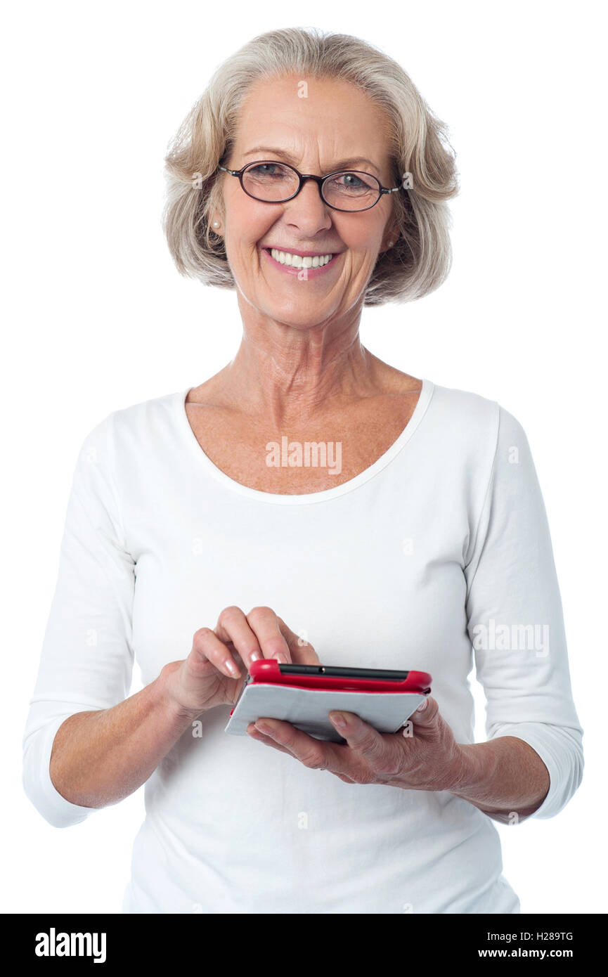 Bespectacled lady hi-res stock photography and images - Alamy