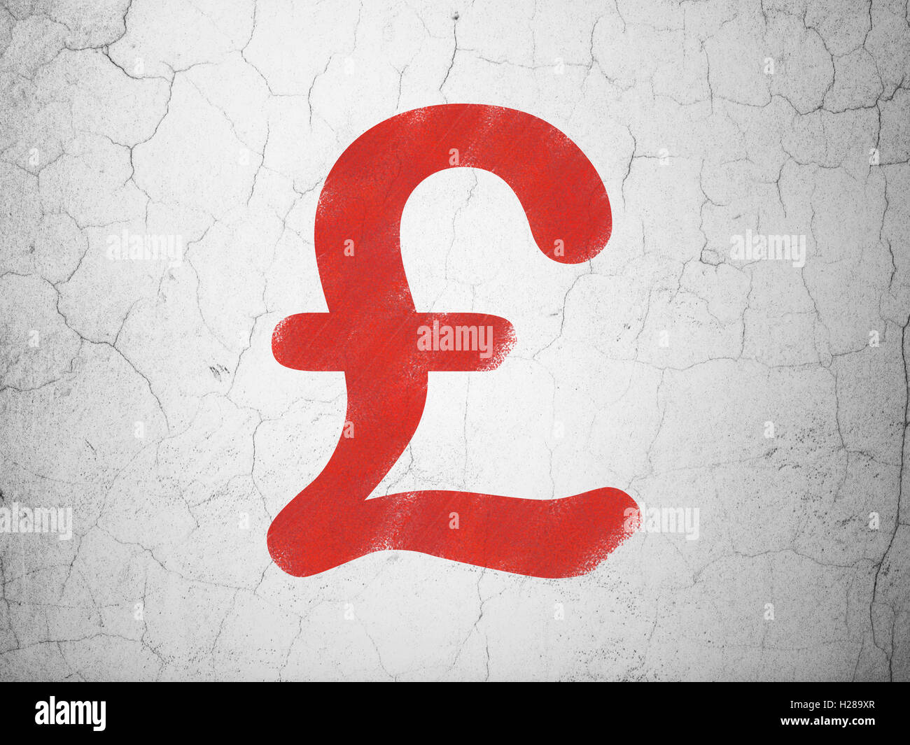 Currency concept: Pound on wall background Stock Photo - Alamy
