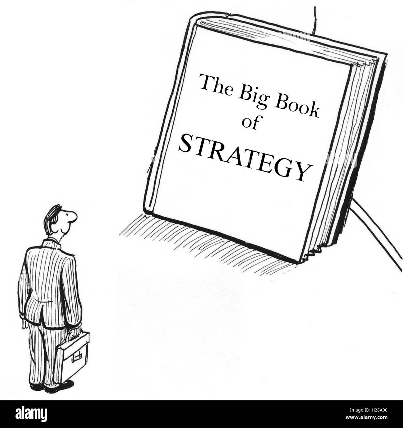 The Big Book of Strategy Stock Photo - Alamy