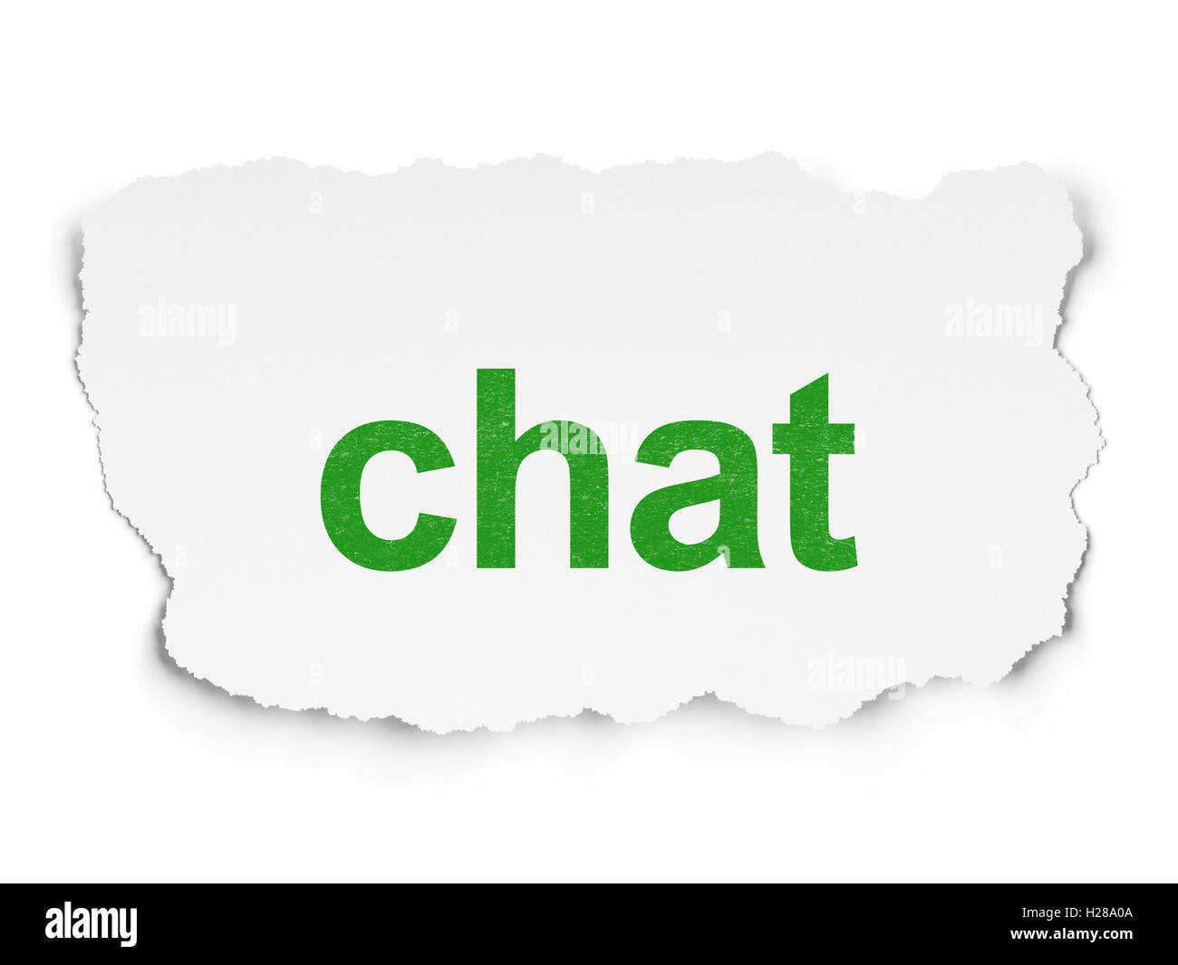 Web design concept: Chat on Paper background Stock Photo - Alamy