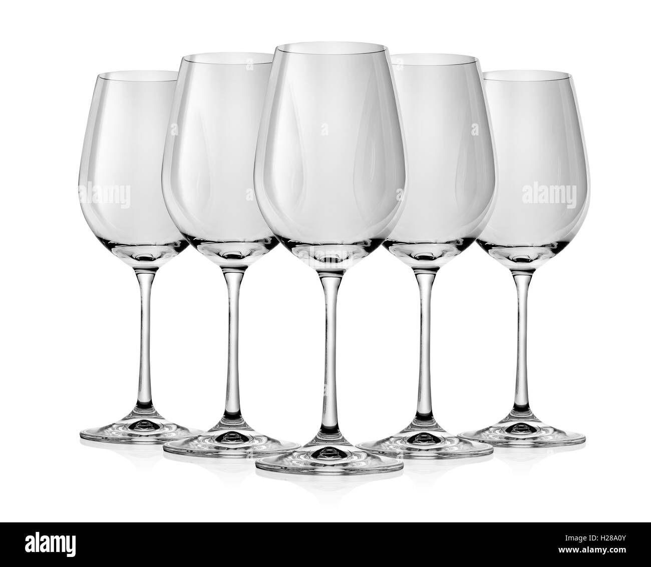Empty wine glass Stock Photo - Alamy