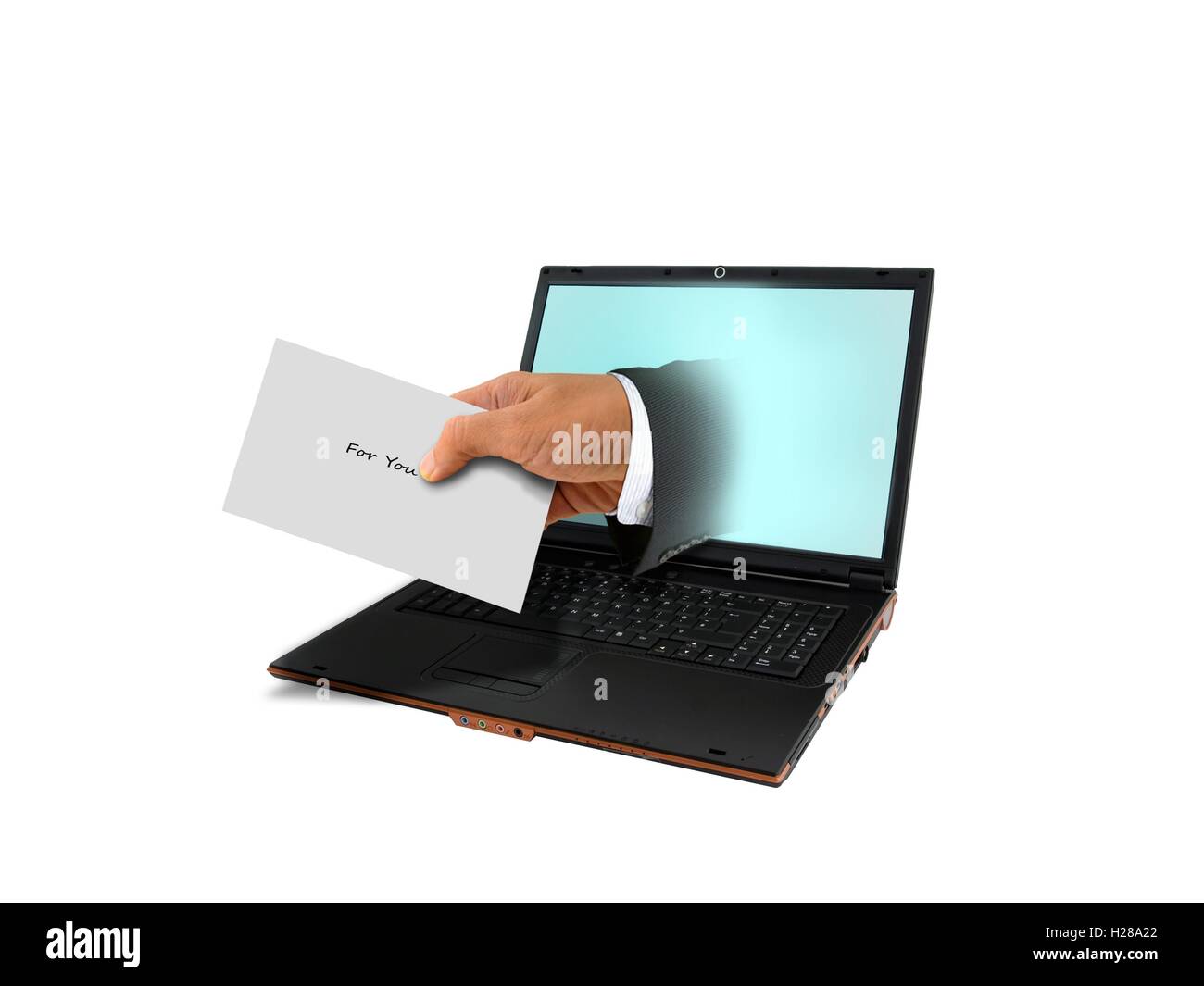 Post envelope hand Cut Out Stock Images & Pictures - Alamy