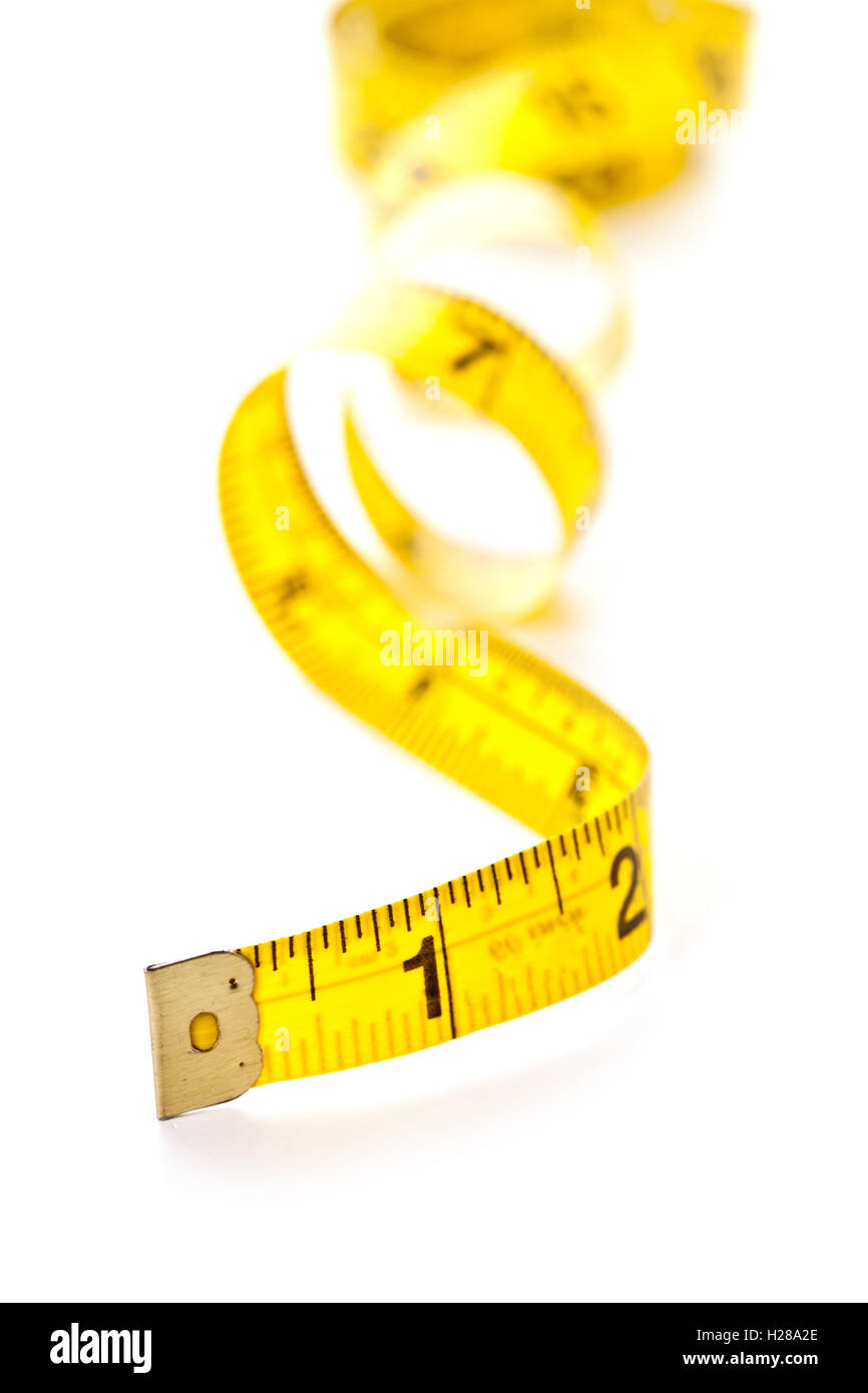 yellow measuring tape Stock Photo - Alamy