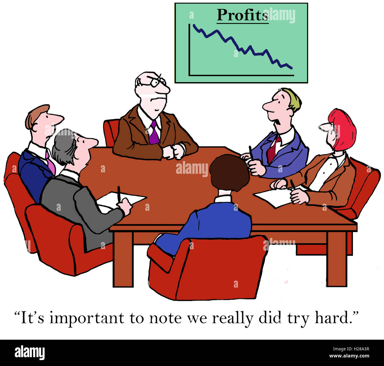Positive Group Effort Stock Photo - Alamy