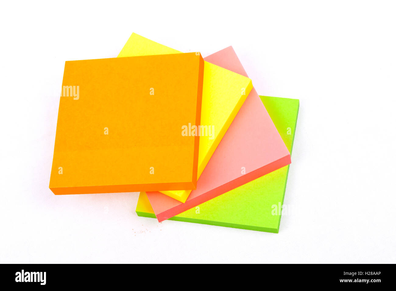 Sticky Notes Cube Stock Photo - Alamy