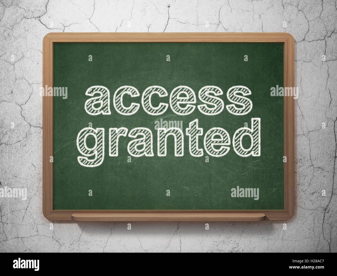 Grunge green access granted hi-res stock photography and images - Alamy