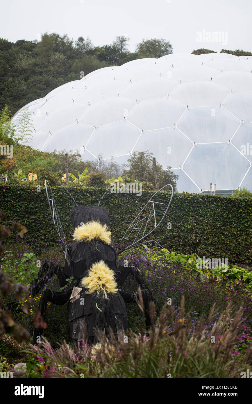 The Eden Project Biomes Stock Photo - Alamy