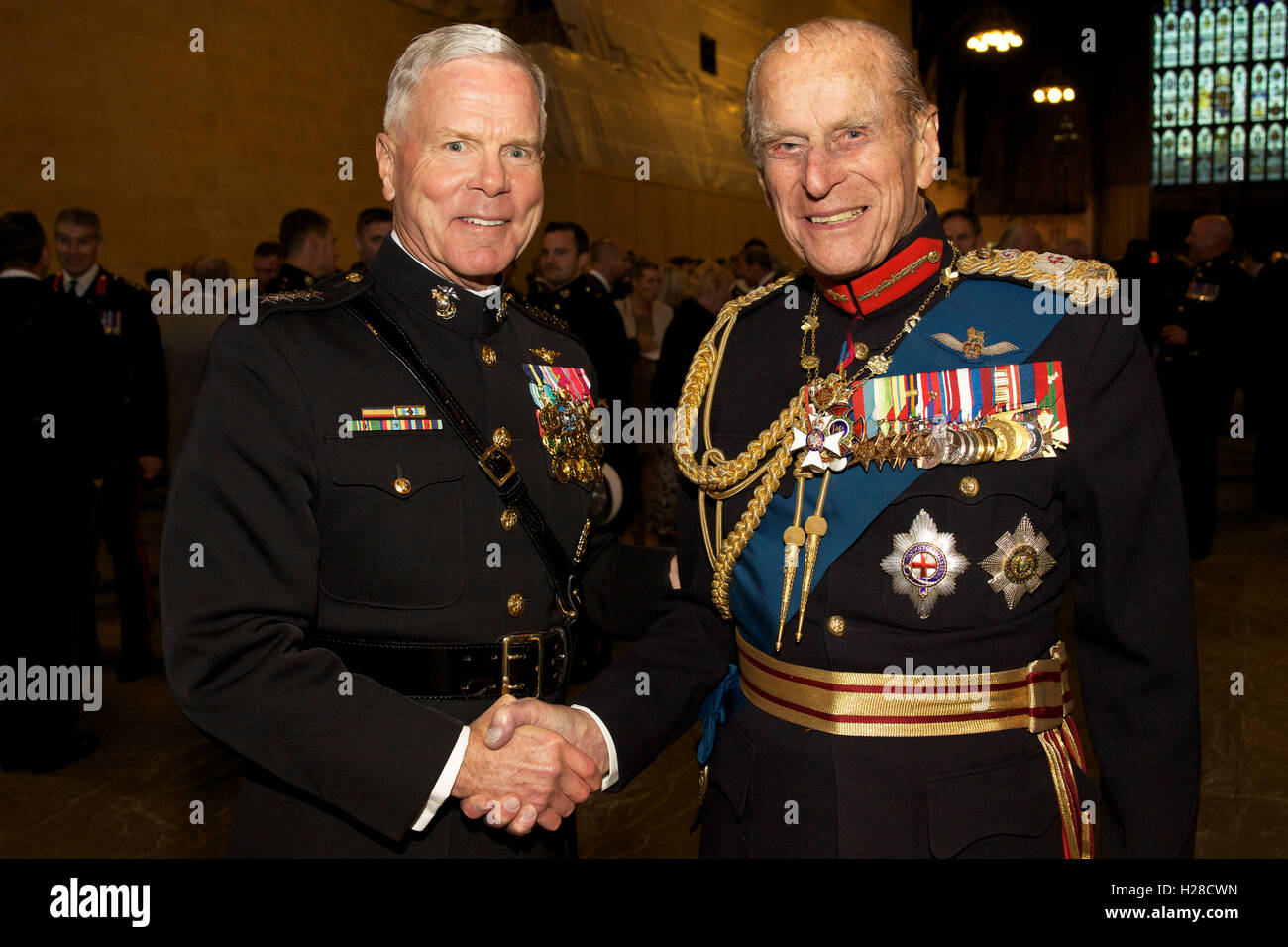 U.S. Marine Corps Commandant General James F. Amos with the Duke of ...