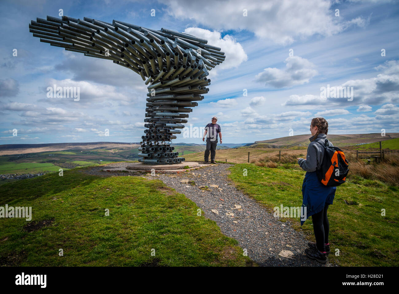 The Singing Ringing Tree Stock Photo - Alamy