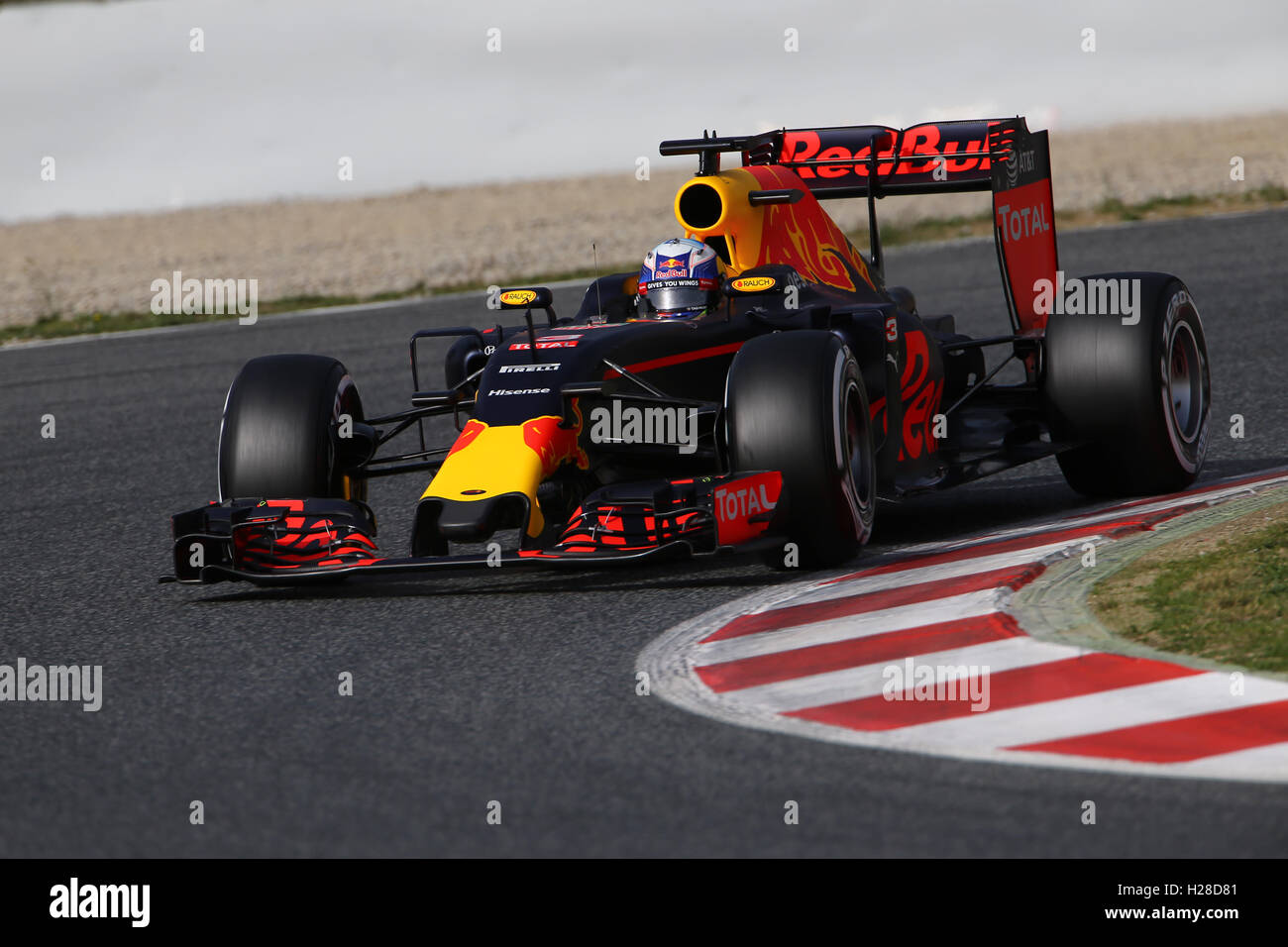 Daniel Ricciardo, Red Bull Racing, F1 testing Barcellona 2016 Stock ...