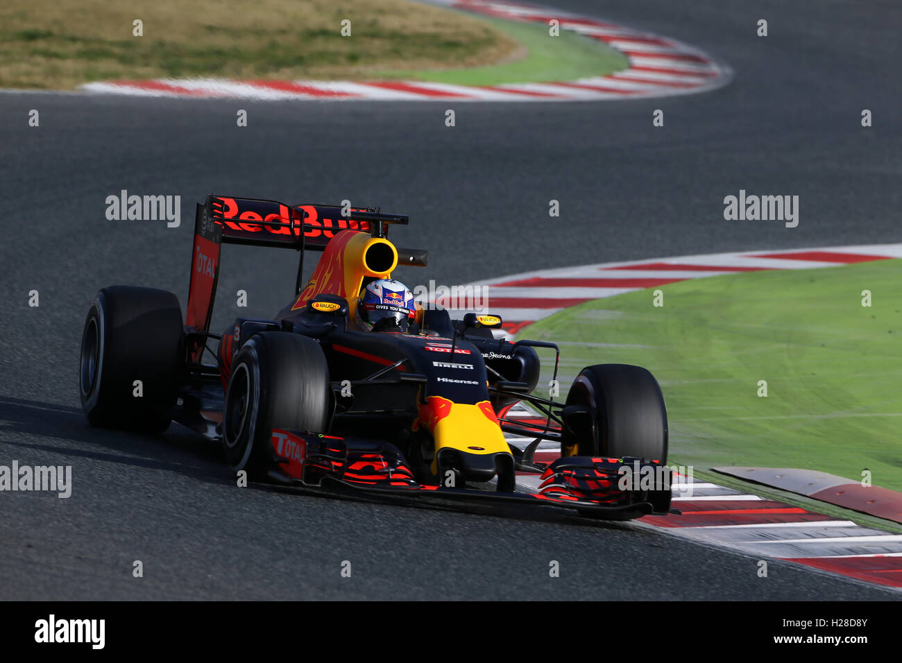 Daniel Ricciardo, Red Bull Racing, F1 testing Barcellona 2016 Stock ...