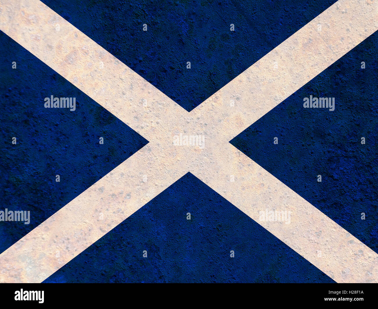 Flag on rusty metal Stock Photo - Alamy