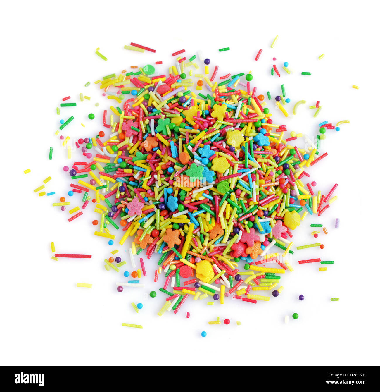 Colorful confectionery sprinkling, decoration for cake and bakery, a ...